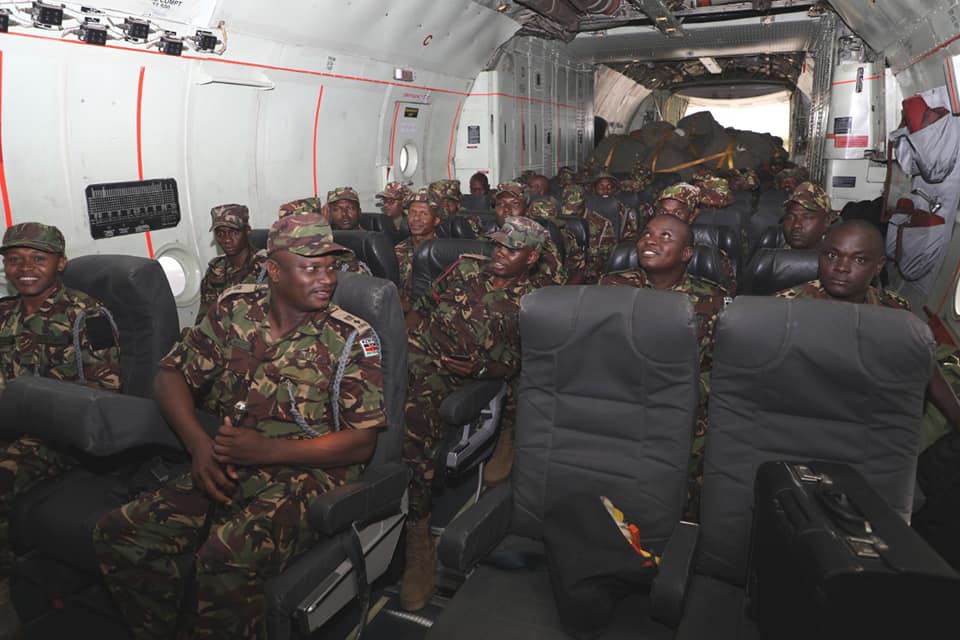 Kenya Defense Forces Troops under AMISOM Rotate in Kismayo, Somalia ...